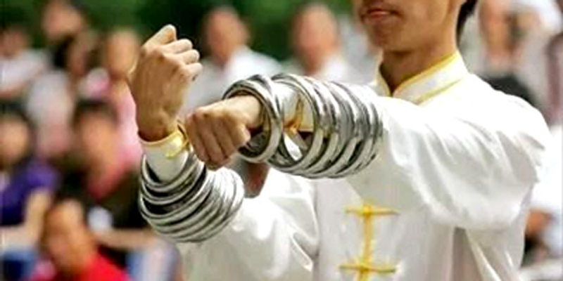 MARTIAL ARTS IRON RINGS (STEEL FOREARM TRAINING RINGS)